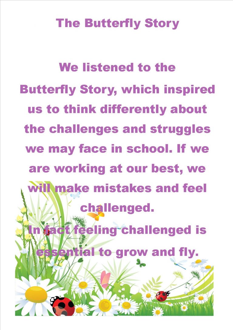 The Butterfly Story - St Elizabeth's Primary School